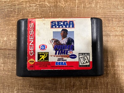 Original Sega Sports PrimeTime NFL Deion Sanders Sega Genesis Game 1995 ...