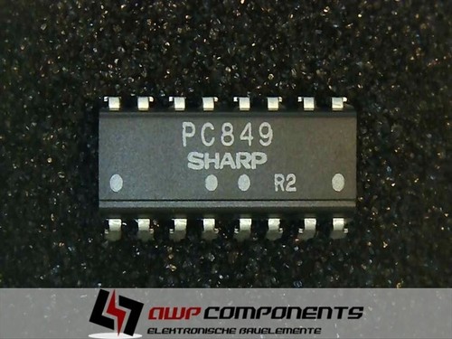 (5 Stk.) PC849 - Optokoppler 4-Kanal 35V 50mA 5kVrms THT 16-PDIP - Sharp | eBay.de