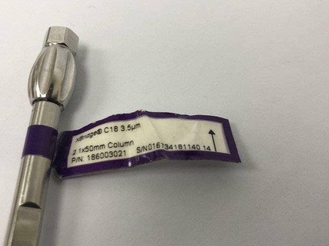 Waters Column XBridge C18 3.5um 2.1 X 50mm for sale online | eBay