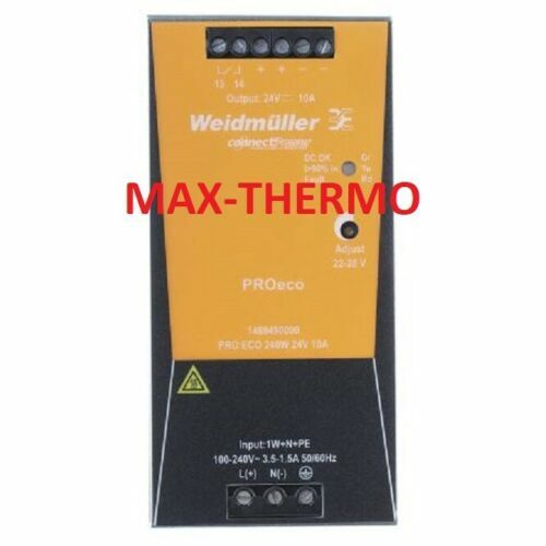NEW WEIDMULLER CONNECTPOWER 1469490000 CP SNT 120W 24V 10A POWER SUPPLY ...