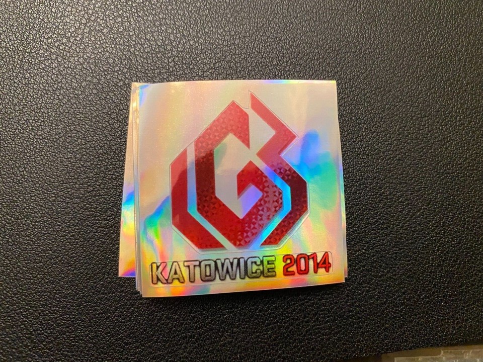 CSGO holographic sticker Katowice 2014 Titan IBP Crown Gaming CS2 ...