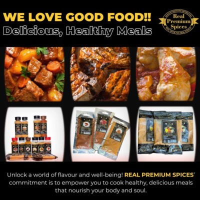 Real Premium Spice -Six Gun BBQ, Portuguese Chicken, Garlic &BBQ Mother ...