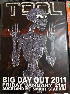 TOOL Tour Poster Adam Jones 2011 Big Day Out | eBay