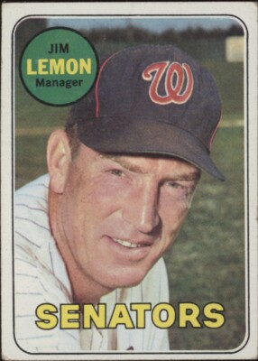 1969 Topps #294 Jim Lemon - Washington Senators | eBay
