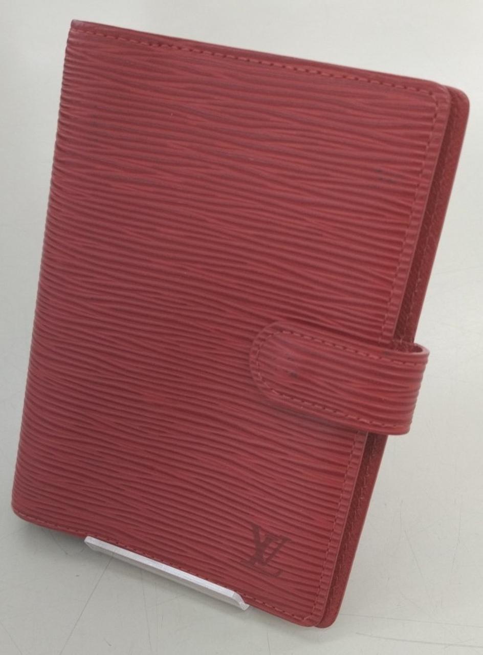 Louis Vuitton Notebook Cover Red 5.5 inch | eBay