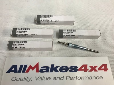 Allmakes Freelander 2.0 TD4 Diesel Glow Plugs Set of 4 NCC100120L | eBay UK