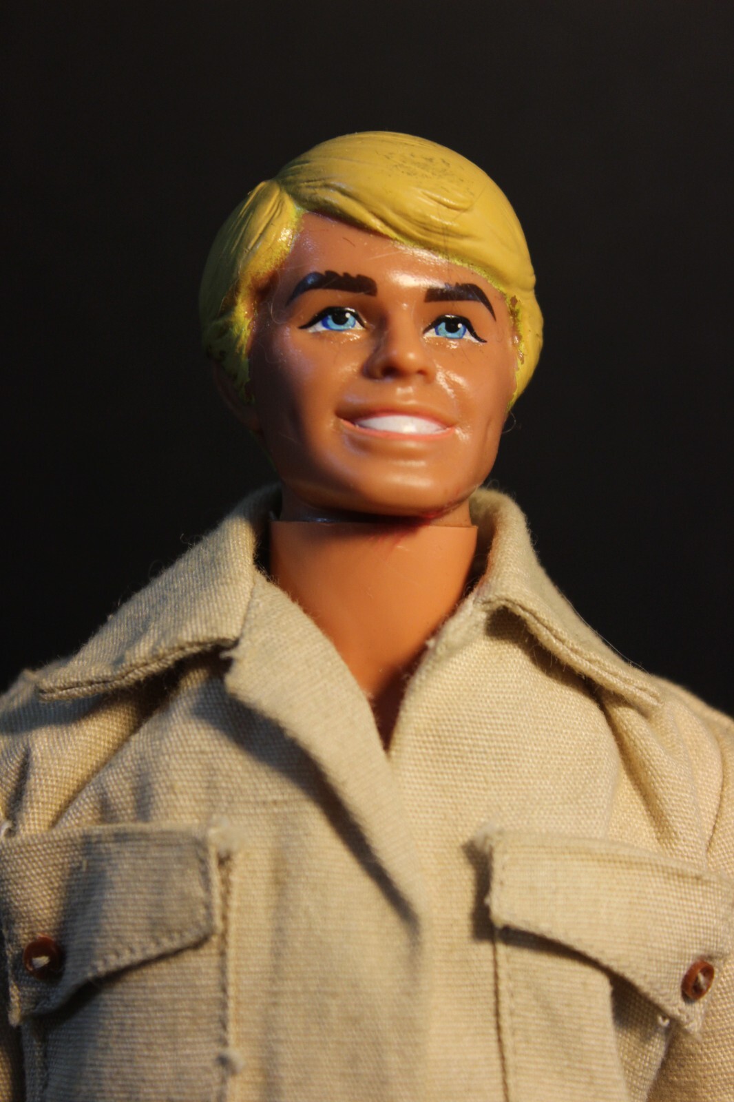Mattel - Barbie -KEN - 1980's Doll with Blonde Painted Hair Blue Eyes ...