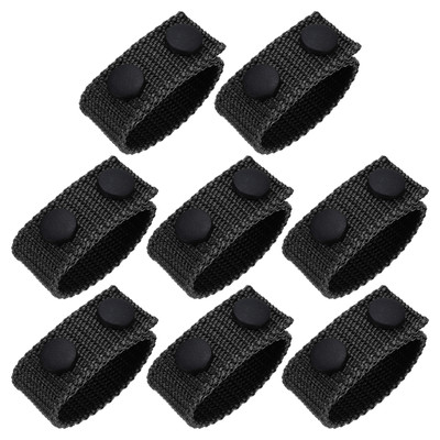 Duty Belt, 8Pcs - Nylon Belt Keeper with Double Snaps, Fabric Belt Loop ...