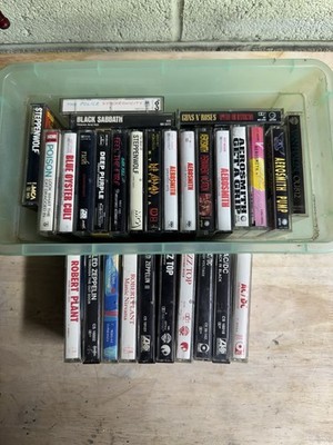 80’s & 90’s Rock Cassette Tape Lot Of 29 | eBay