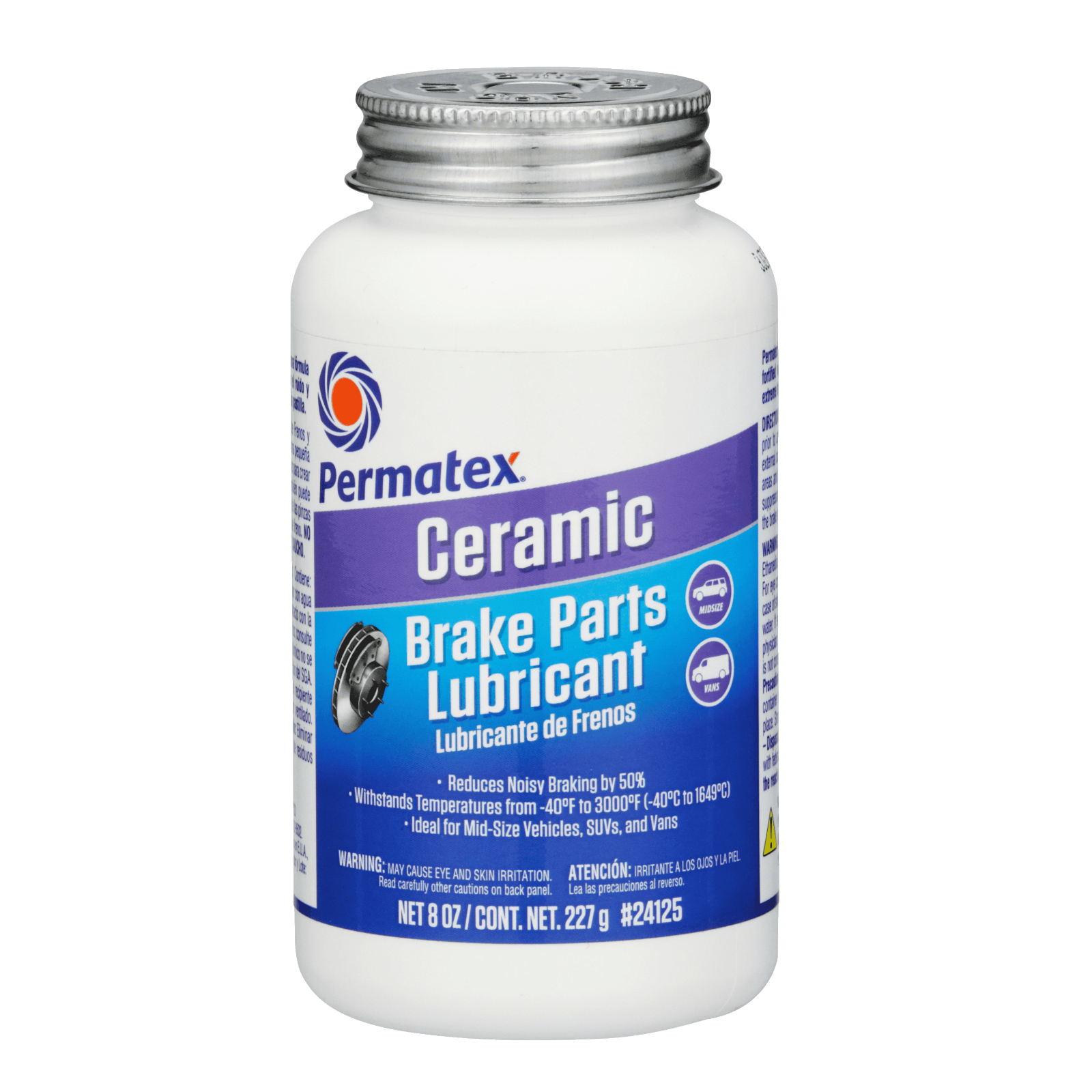24125 Permatex Ceramic Extreme Brake Parts Lubricant 8 FL. Oz. 6 Pack ...
