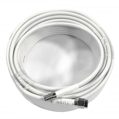 32ft Coax Cable Mini 3D-FB Coaxial Cable with SMA-Male to SMA-Female 50 ...