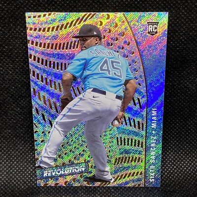 2021 Panini Revolution Sixto Sanchez RC Rookie Miami Marlins #22 ...