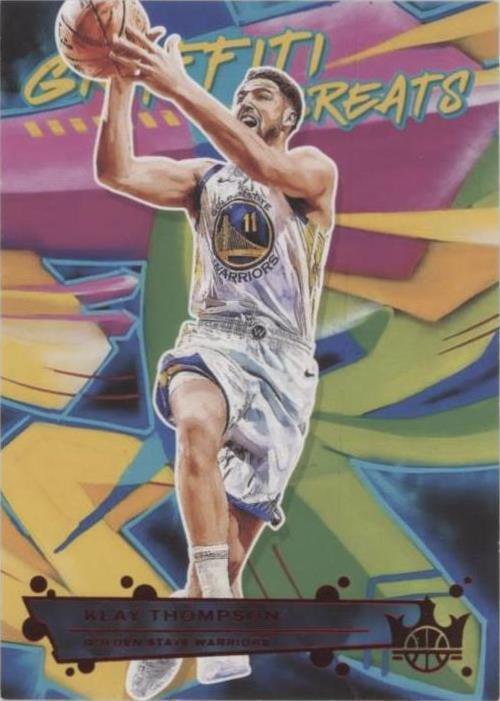 2021-22 Panini Court Kings - Graffiti Greats Klay Thompson #17 Ruby ...