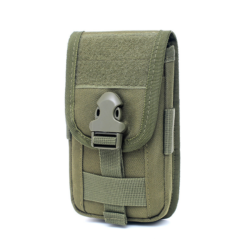 Tactical Molle Cell Phone Pouch Case Waist Belt Pack Utility ID Card ...