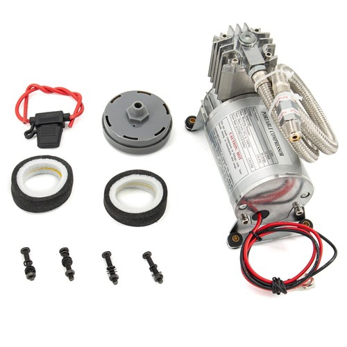 150PSI Air ride Compressor Kit For Train Horn Air Suspension Kit Silver ...