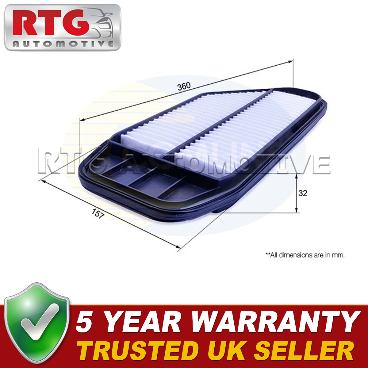 Air Filter Fits Chevrolet Spark 2005- 1.0 1.2 96827723 | eBay