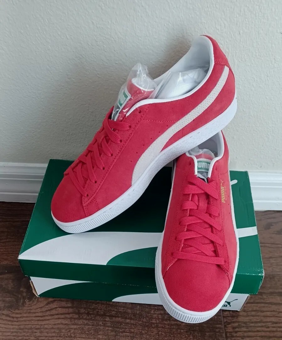 Puma Shoes Suede Red