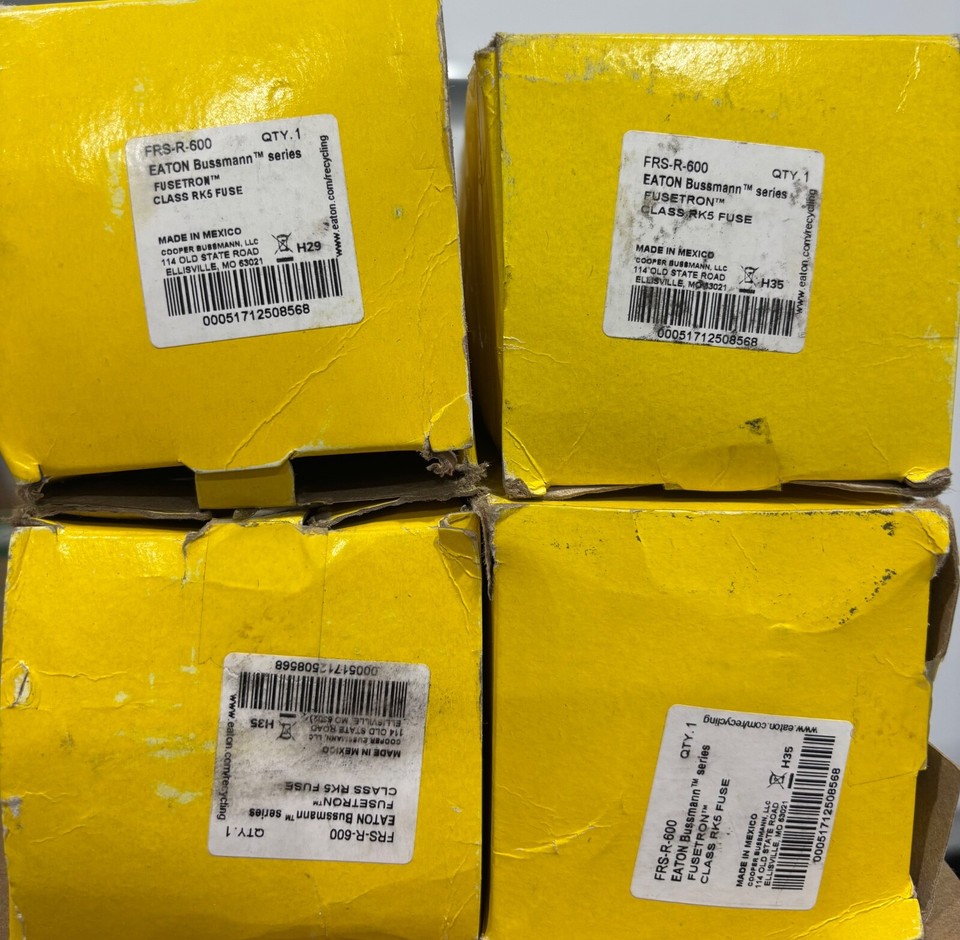 NIB Eaton bussman FRS-R-600 600 amp fuses | eBay