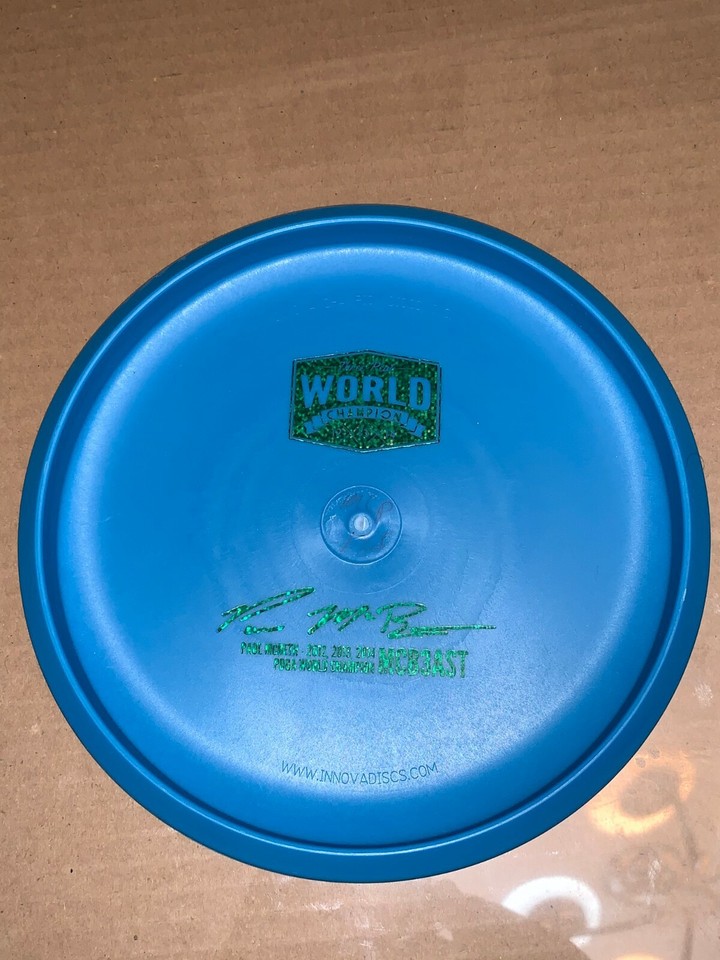 Innova 2014 Paul McBeth McPro Aviar 175g Blue with 3PEAT Bottom Stamp ...