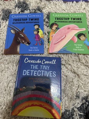 Treetop Twins & Tiny Detectives Cressida Cowell | eBay