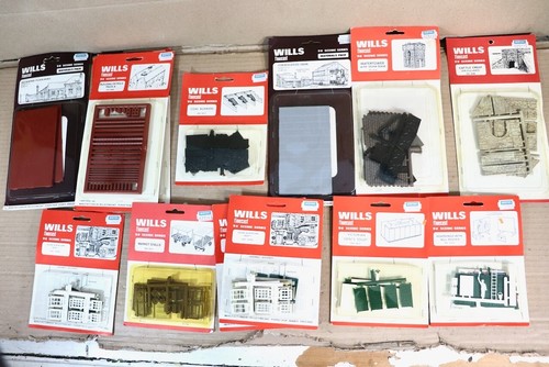 WILLS FINECAST LINESIDE KITS & KIT BUILT MATERIALS BRIDGE DEPOT STATION ...