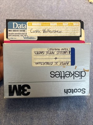 Floppy disk game lot for Apple II 2 vintage computer Dig Dug, Mario ...