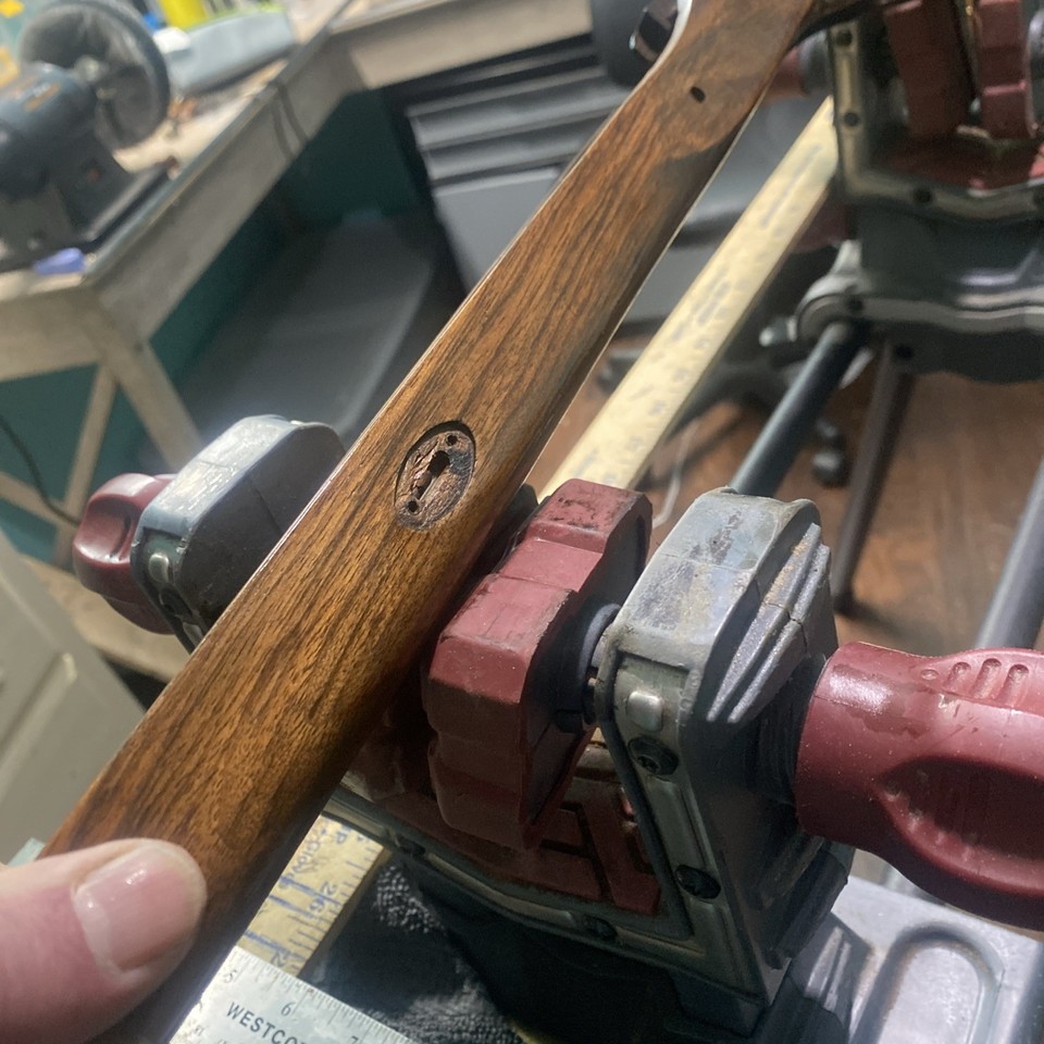 Old Style CVA Hawken Walnut Stock, 1” Barrel Channel And Ramrod. | eBay