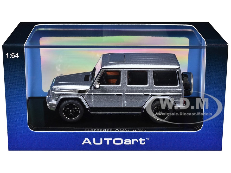 2017 MERCEDES-BENZ AMG G 63 SILVER 1/64 DIECAST MODEL CAR BY AUTOART ...
