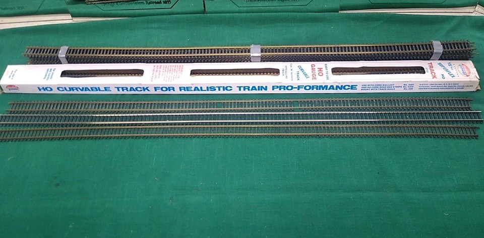 HO Scale 36" Model Train Flex Track Lot Of 18 Pieces | eBay