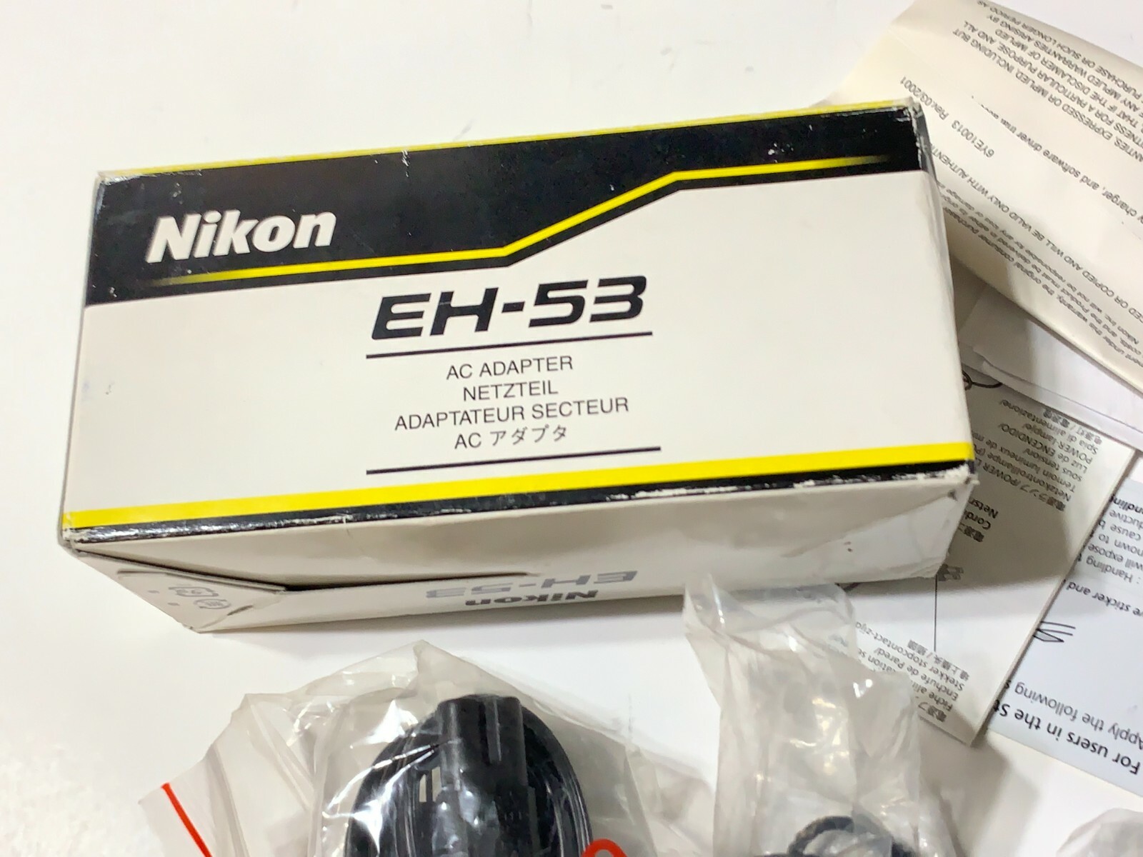 Nikon EH-53 AC Adapter for Coolpix 2000 4300 4500 5000 5400 5700 8700 ...