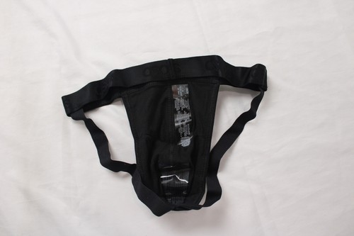 ASOS DESIGN Men's Tanga Elastic Waist Jock Strap Underwear AP2 Black ...