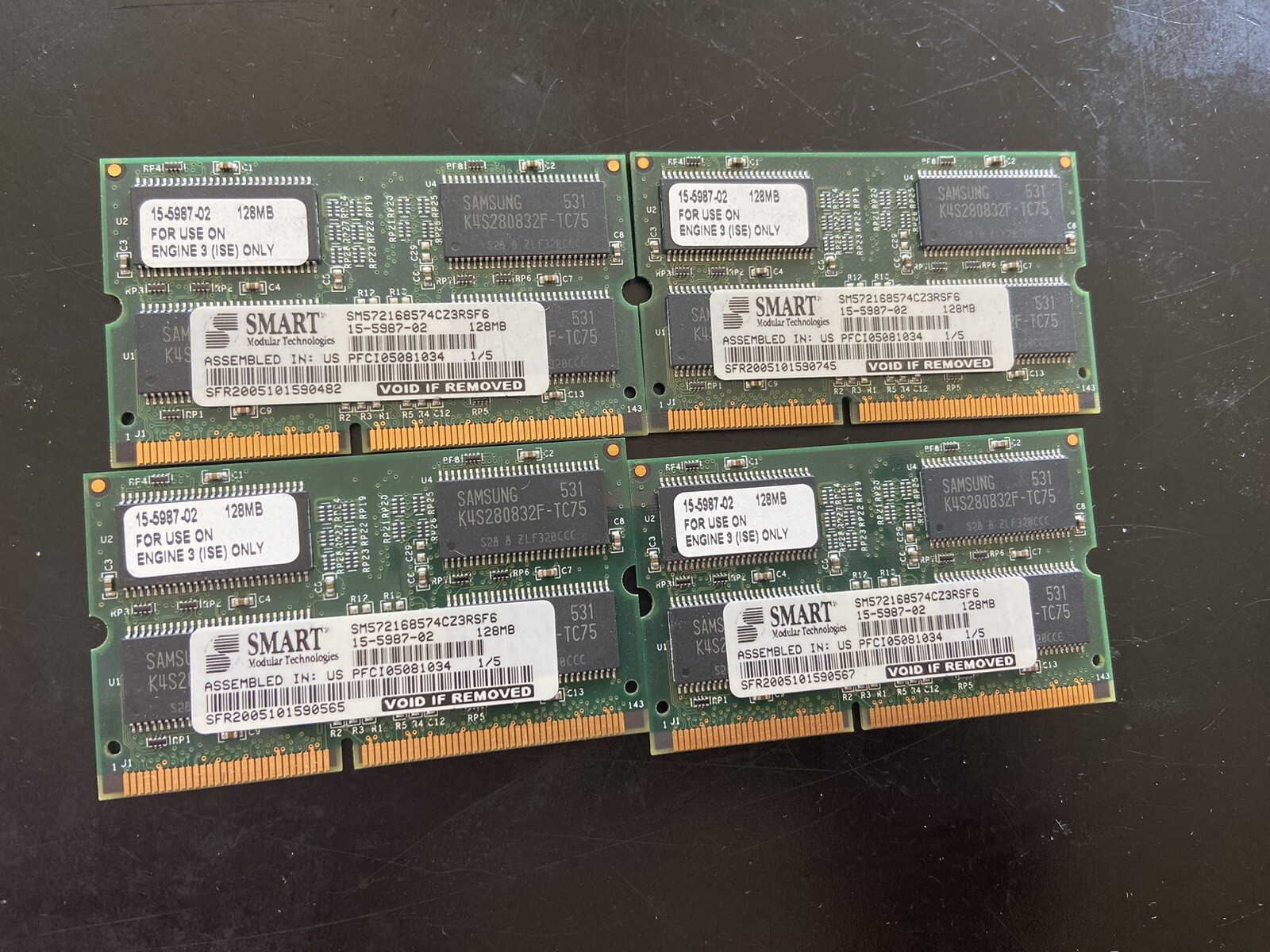 Smart Modular Technologies 128MB SDRAM SODIMM, for use in cisco engine ...