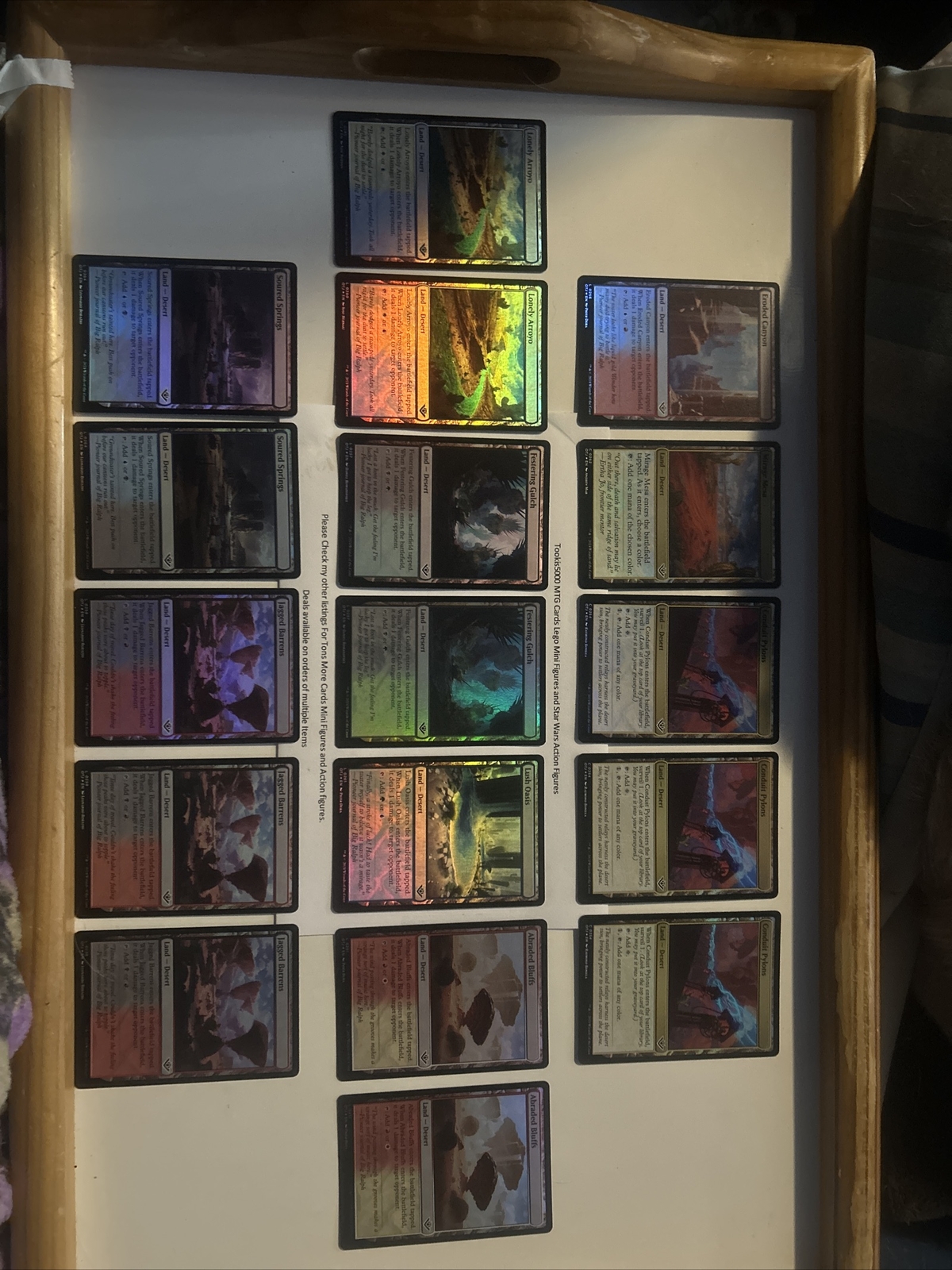 Magic MTG Outlaws of Thunder Junction Foil Desert Lot of 17: Mirage Mesa + More | eBay