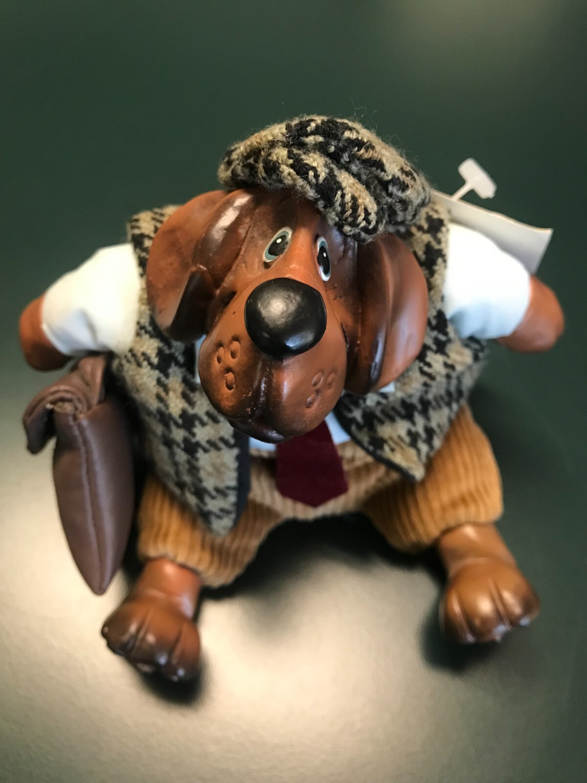 Russ Berrie Country Folks Top Dawg Dog Doll With Briefcase And Hang Tag ...