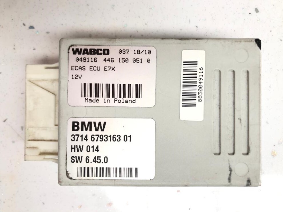 6793163 BMW X5 E70 AIR SUSPENSION CONTROL MODULE UNIT 37146793163 | eBay