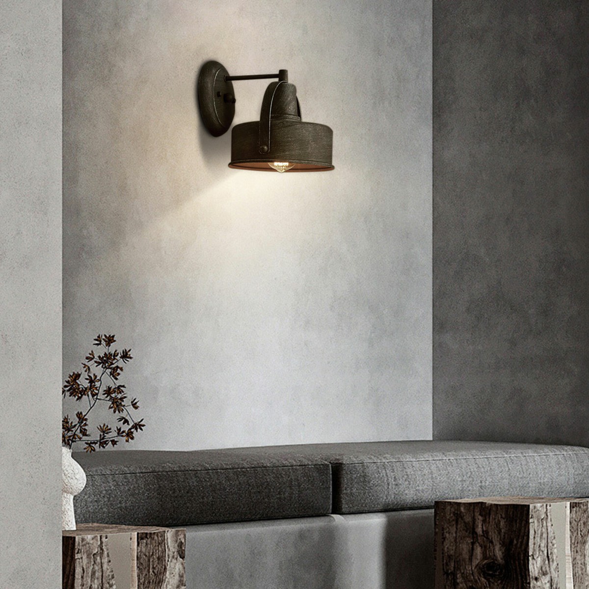 Rustic Lamp Construction