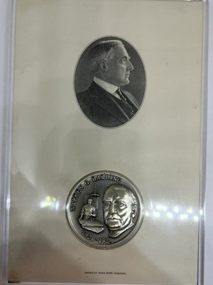 Wittnauer 1972 Sterling Silver Warren G. Harding Round Medal | eBay