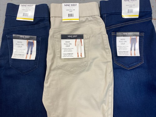 NINE WEST Jeans HEIDI Pull-On Crop Pants Woman's Assorted Sizes ...