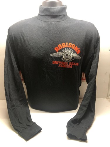 1990 Style Robison Harley-Davidson Turtle Neck Long S… - Gem