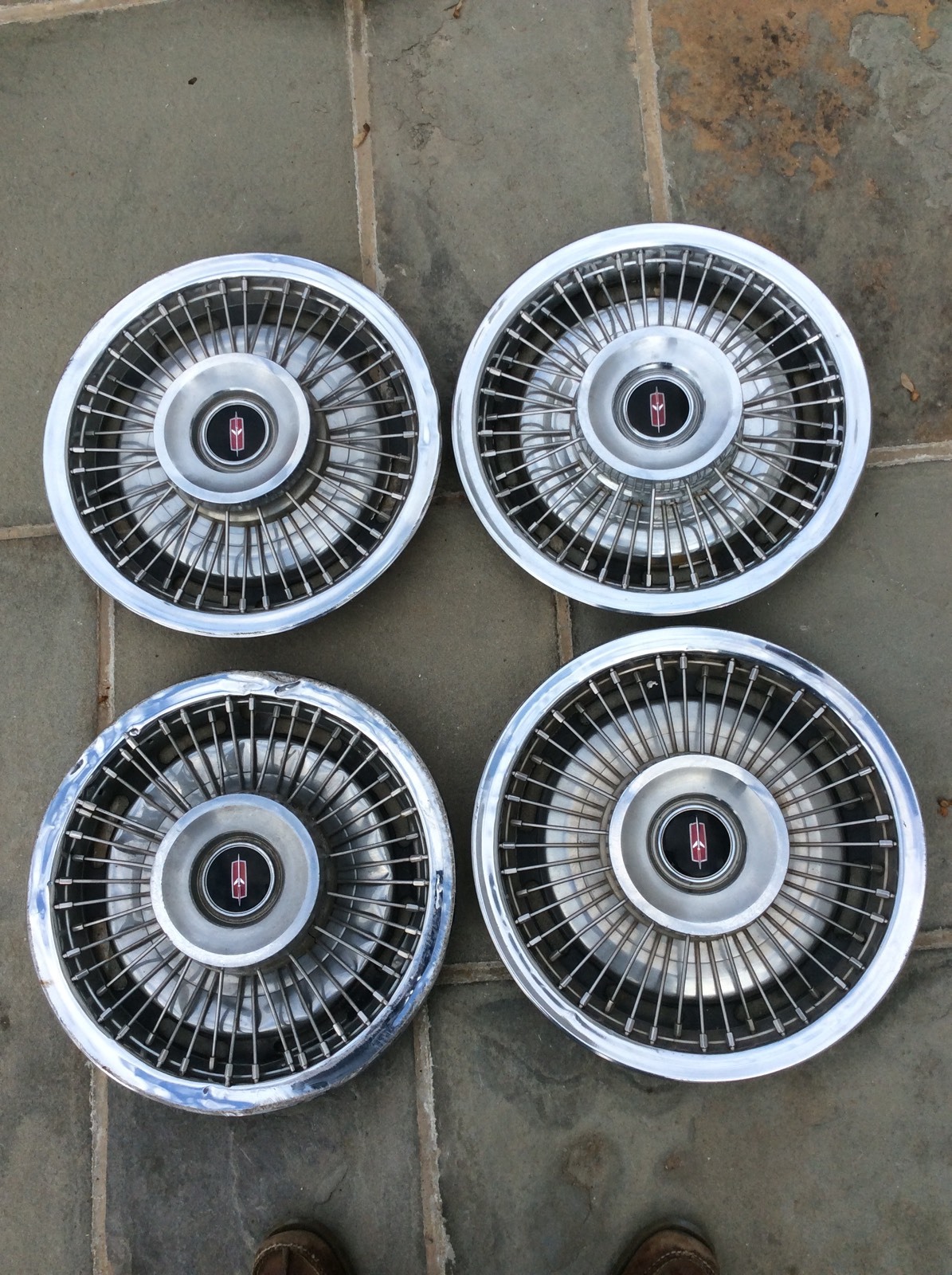 1968 Oldsmobile F85 Cutlass 14" Wire Hubcaps. | eBay