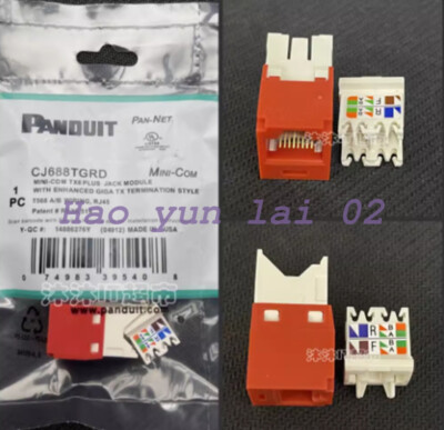 50PCS New For CJ688TGRD Mini-Com TX6 Plus Ethernet Cat6 Module Red | eBay