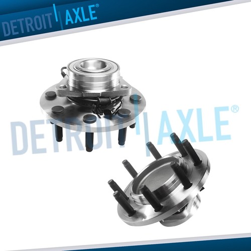 RWD Pair Front Wheel Bearings and Hubs for 2006 2007 2008 Dodge Ram ...
