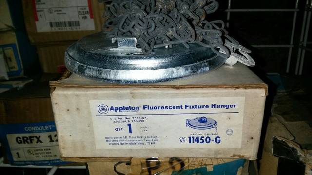 11450-g Appleton Fluorescent Fixture Hanger 11450G Old Stock for sale ...