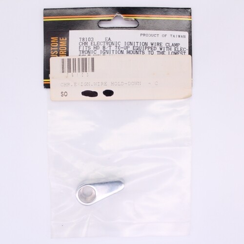 Custom Chrome Electronic Ignition Wire Clamp Part Number - 78103 | eBay