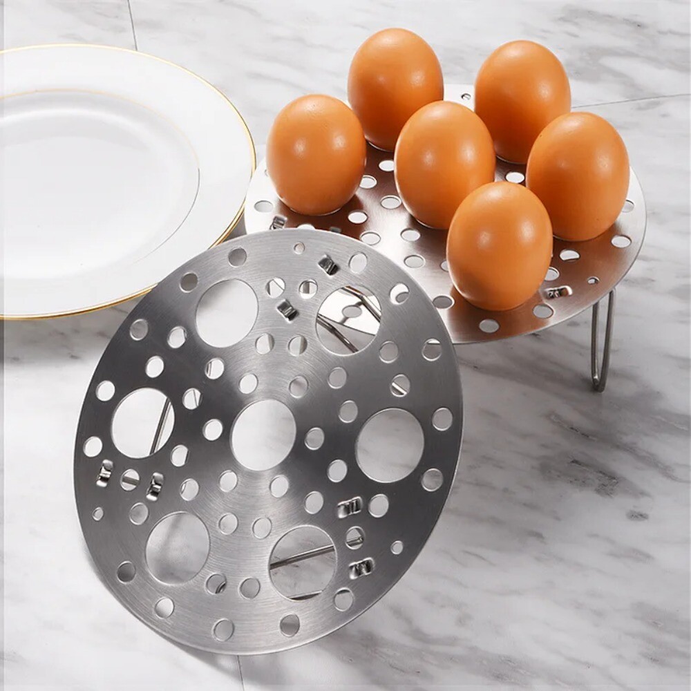 Multifunctional Steamed Egg Rack Stainless Steel Steaming Tray Steamer ...
