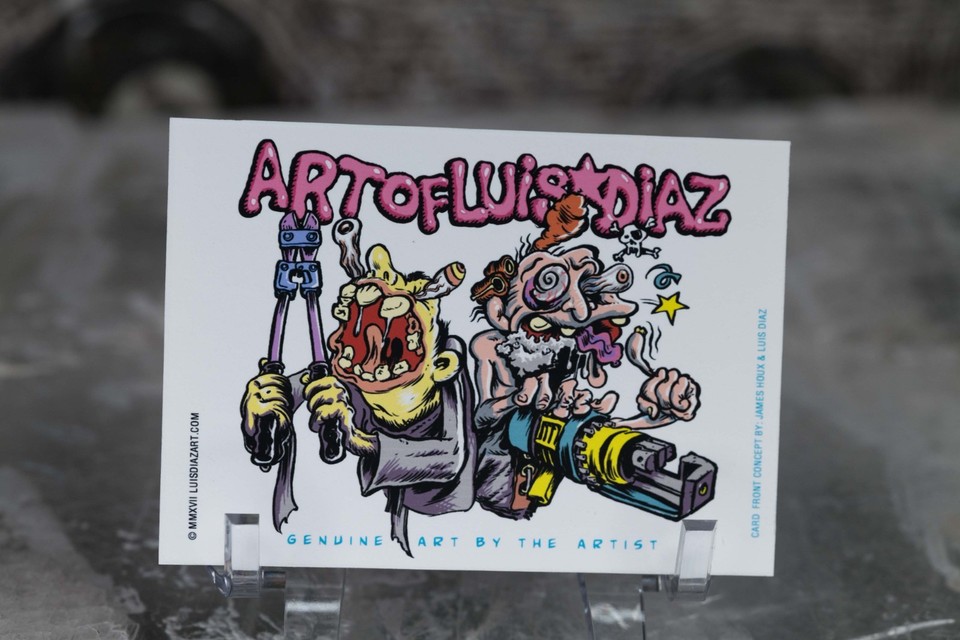 2017 Topps Garbage Pail Kids *Luis Diaz Auto *Star Wars Flustered ...