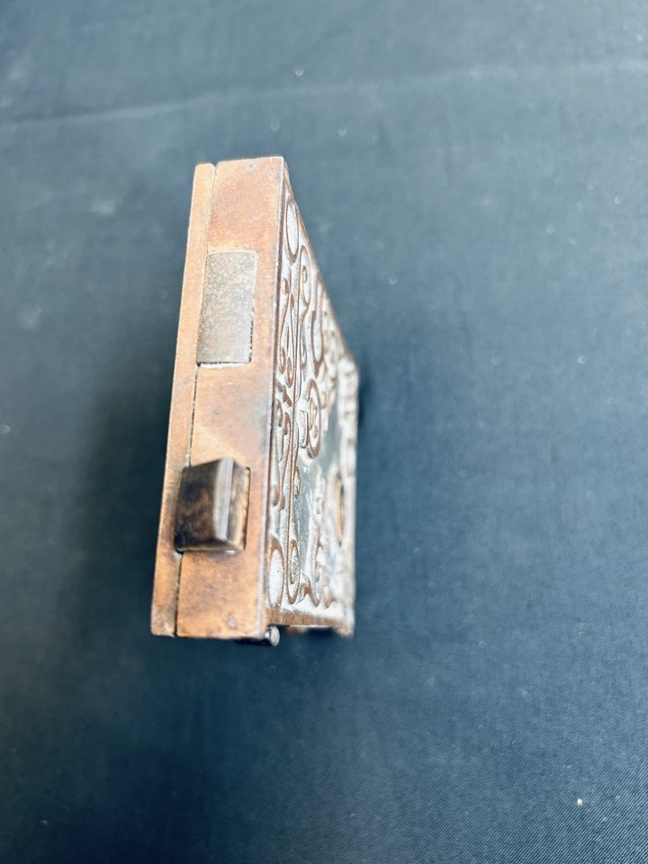 Antique Victorian Cast Iron Rim Lock Eastlake Door Lock No Key | eBay