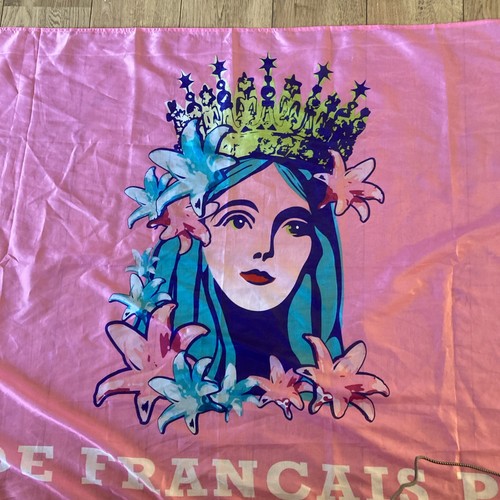Ancien Rare Lot Collector ECHARPE Drapeau Stade Français Paris Rugby NO ...