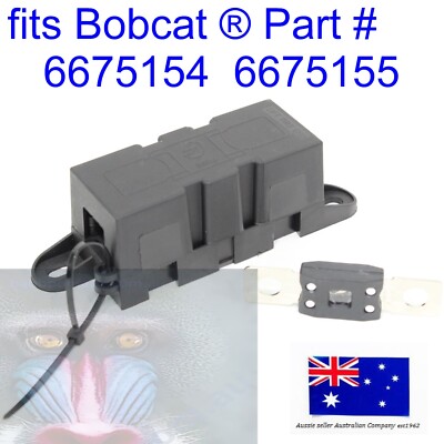 fits Bobcat 100 Amp Fuse & Box S300 S330 S450 S510 S530 S550 S570 S590 ...