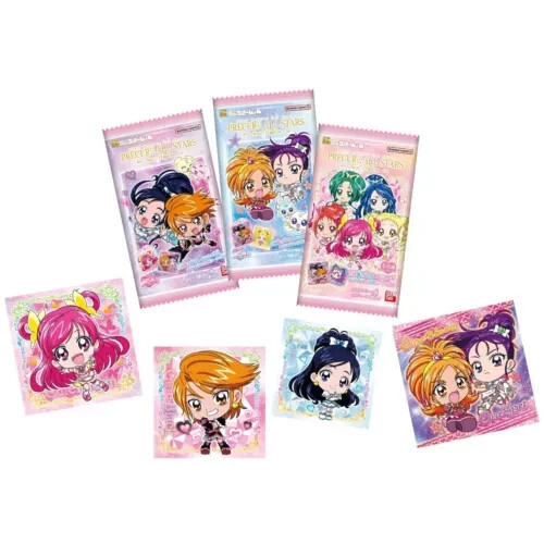 PreCure Pretty cure all stars Seal Wafer Stickers 1 Box 20 Pieces Pack ...